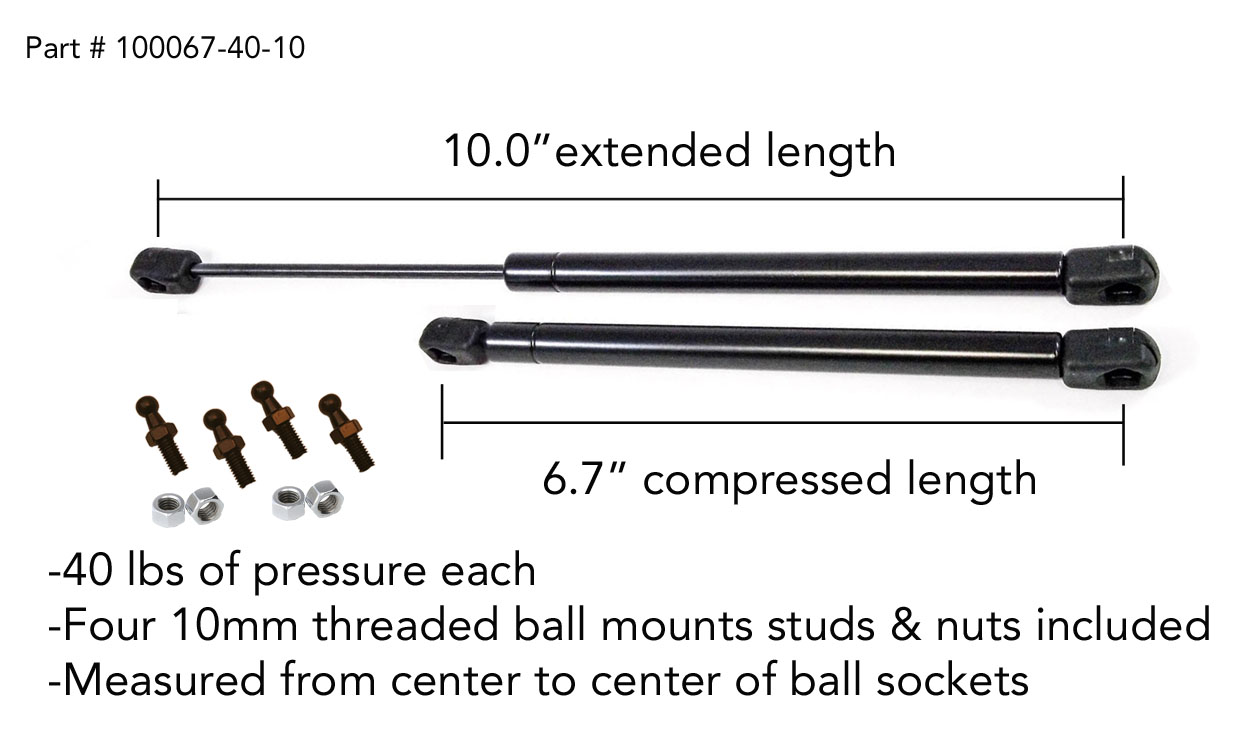 Gas Props for Vehicle Specific Applications – Truck Upfitters®, Inc.